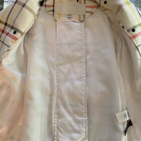 Coach | Jackets & Coats | Coach Short Trench Coat In Tattersall | Poshmark